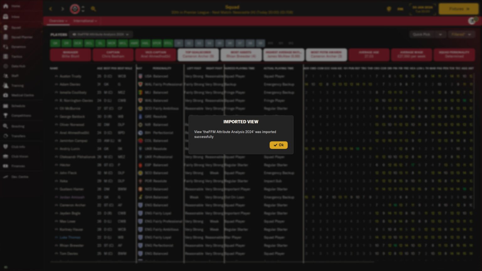 Football Manager Spreadsheet Tool - Scout, Analyse, Win